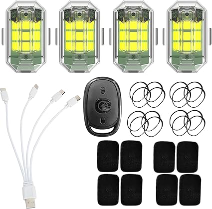 Amazon.com: Wireless LED Strobe Light with Remote, High Brightness 7 ...