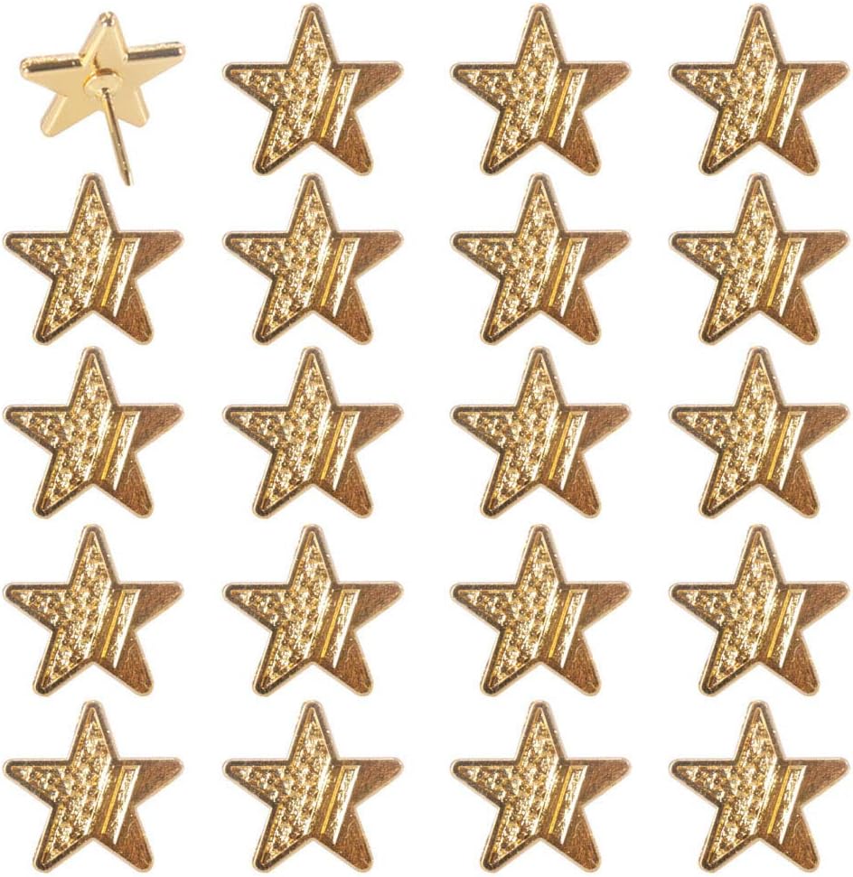Amazon.com: Star Map Pins - Gold Finish : Office Products