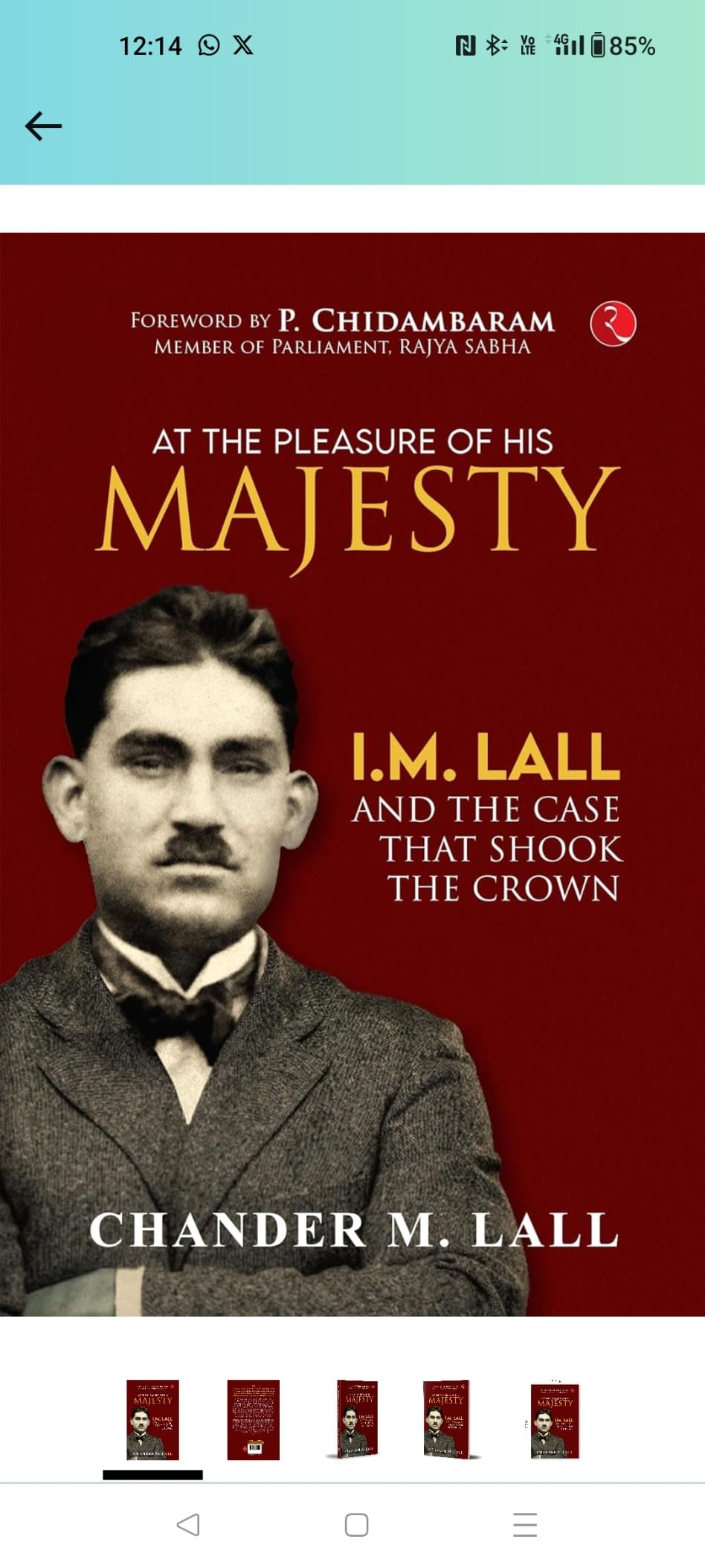 Buy AT THE PLEASURE OF HIS MAJESTY: I.M. Lall and the Case That Shook ...