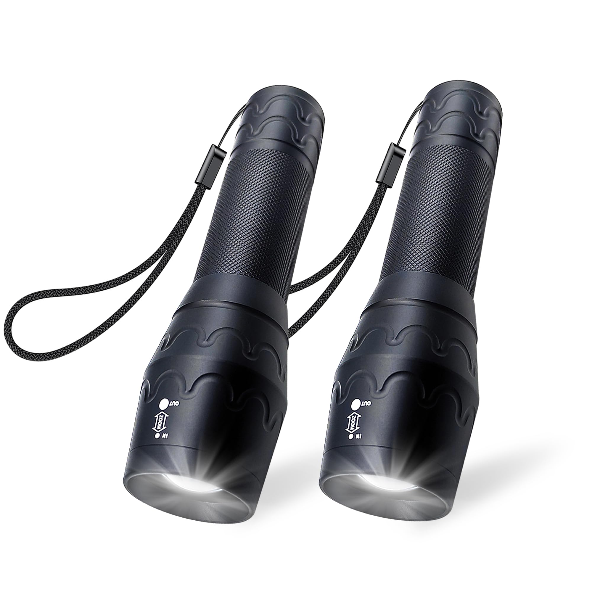 ZYUNMALL Single Mode Flashlight, High Lumen LED Flashlights with ...