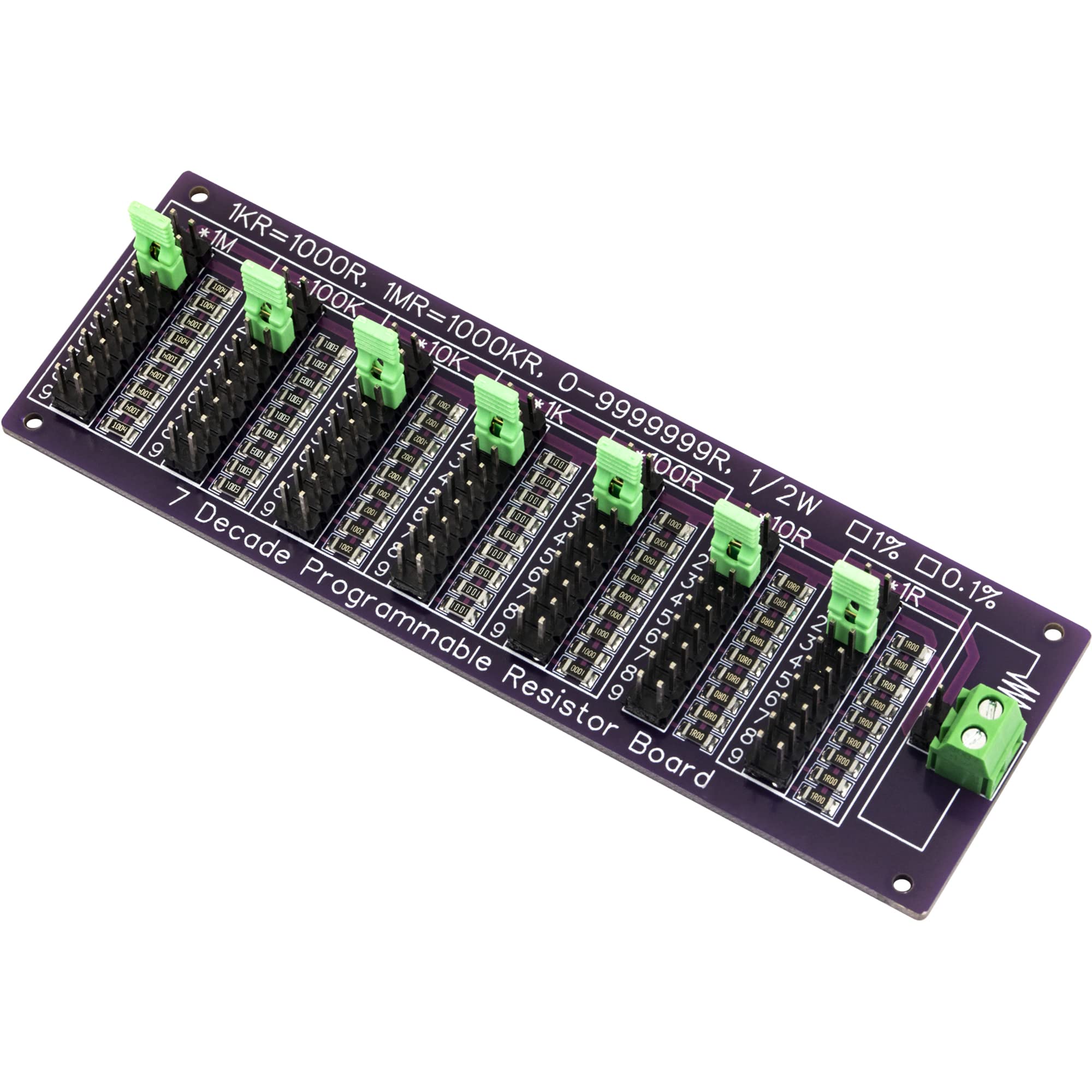 Seven Decade Resistance Box Seven-Decade Programmable Resistor Board ...