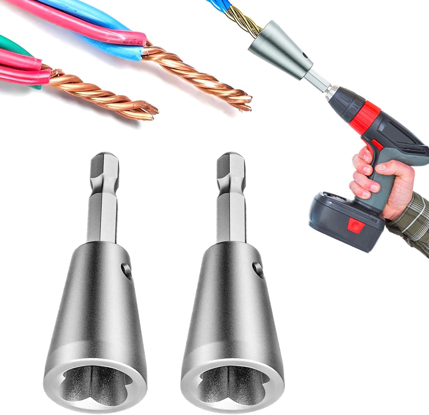 Neepanda Wire Twisting Tool, Wire Stripper and Twister, Quick Connector ...