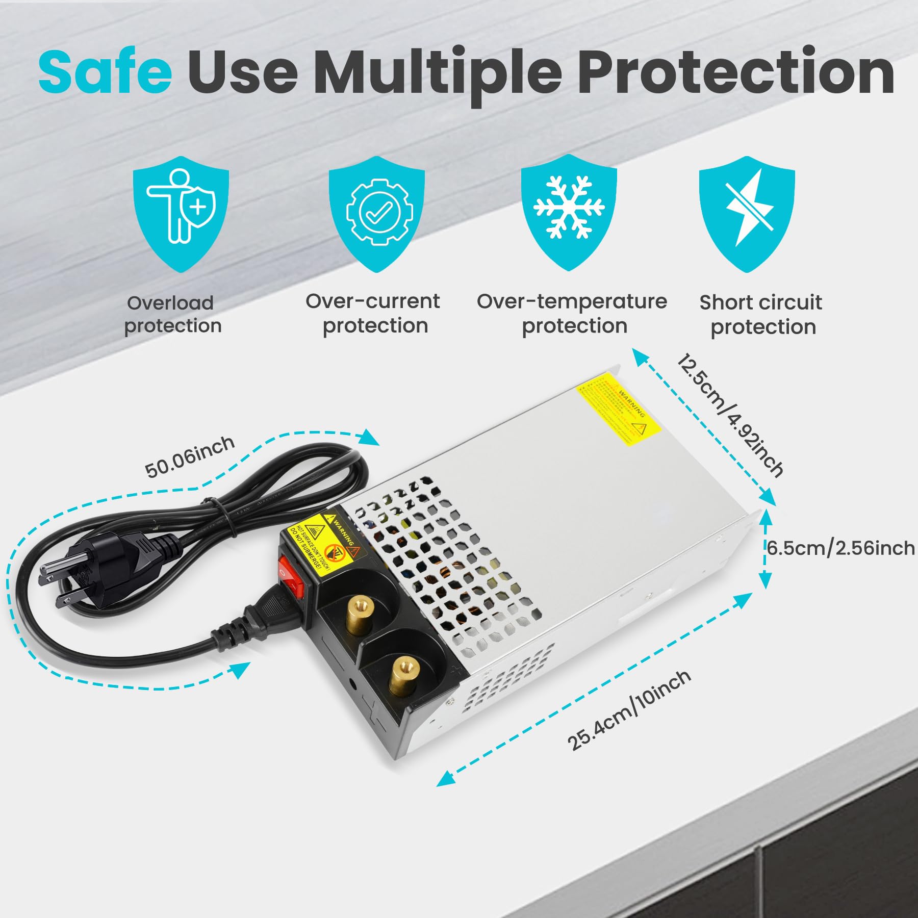 Snapklik.com : New Version 110V AC To 12V DC Converter, DC 12Volt 666A ...
