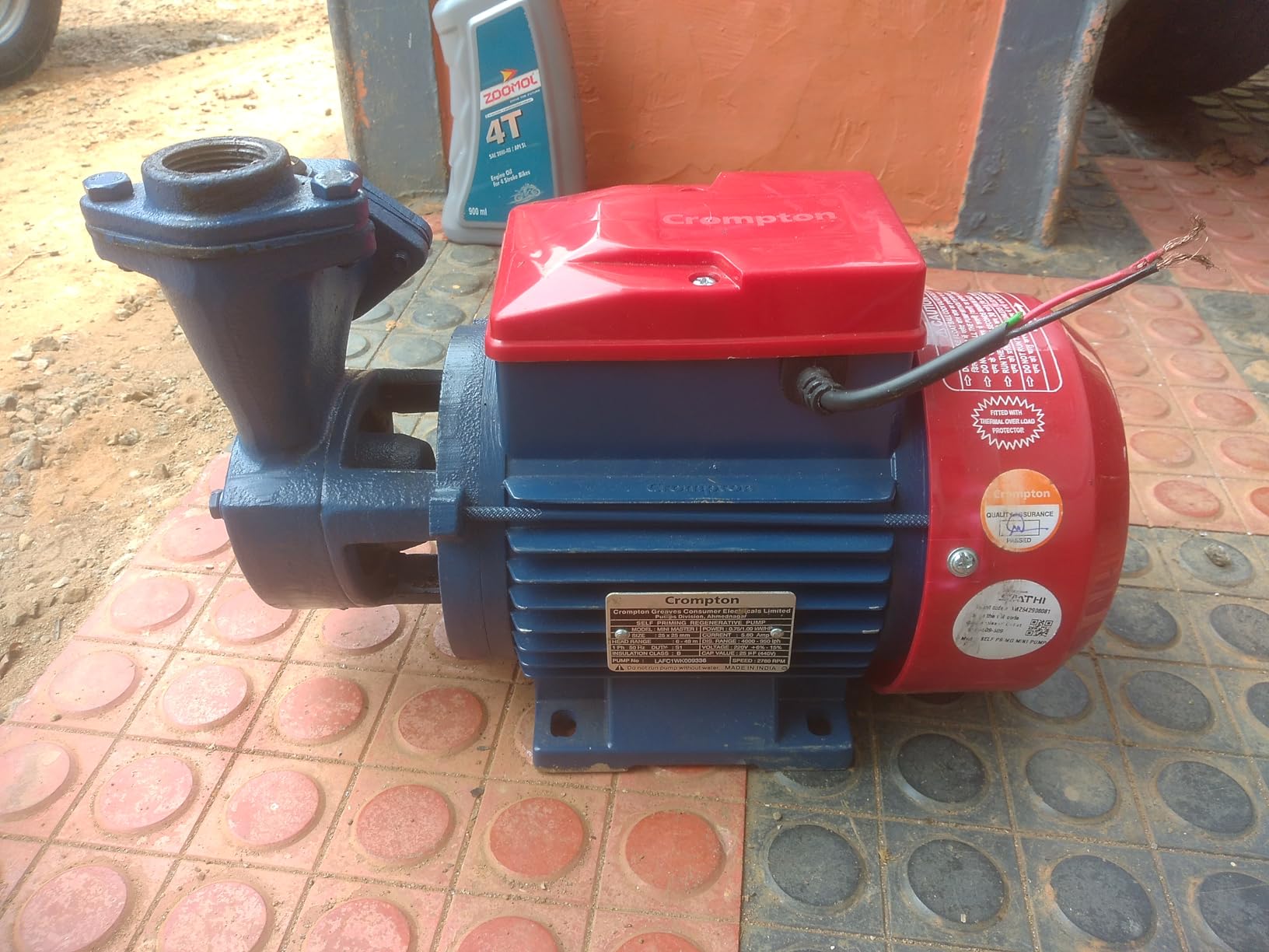 Crompton Mini Master I 1 H.P. Surface Domestic Single Phase Pressure ...