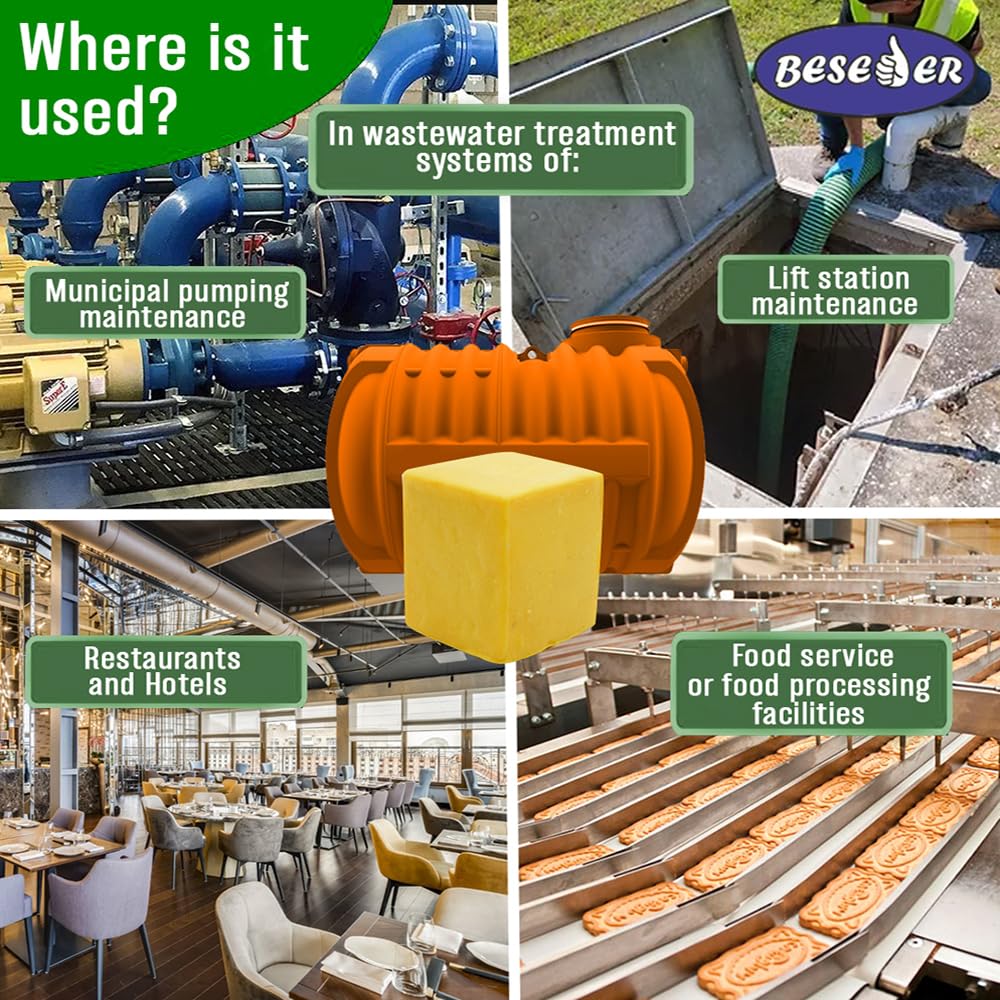 Grease Trap Cleaner cubes for wastewater treatment Philippines | Ubuy