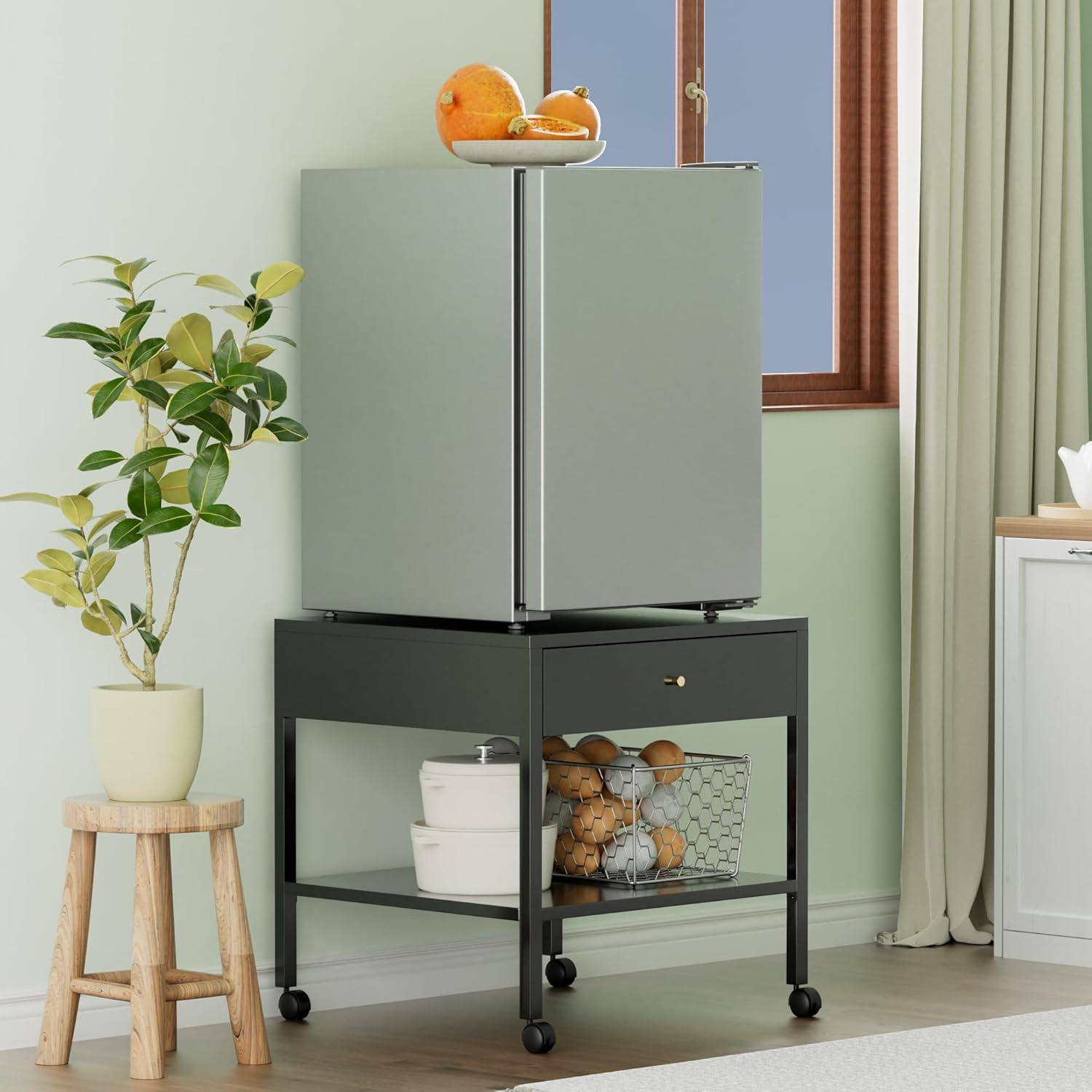 Mini Fridge Stand with Storage,End Tables Heavy Duty Sri Lanka | Ubuy