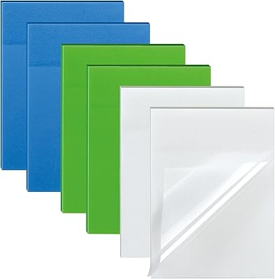 iKyce Transparent Sticky Notes Large，4 x 4 inch Translucent Self-Sticky ...