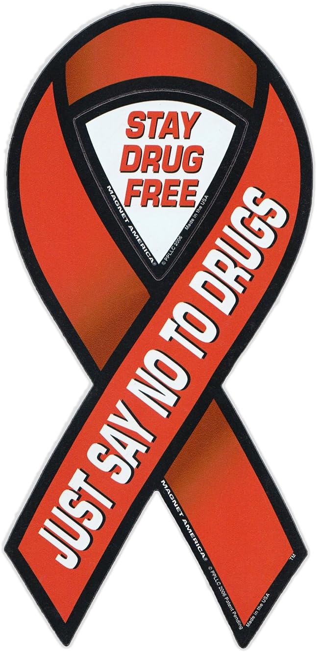 Amazon.com: Magnetic Bumper Sticker - Just Say No to Drugs (Anti Drug ...