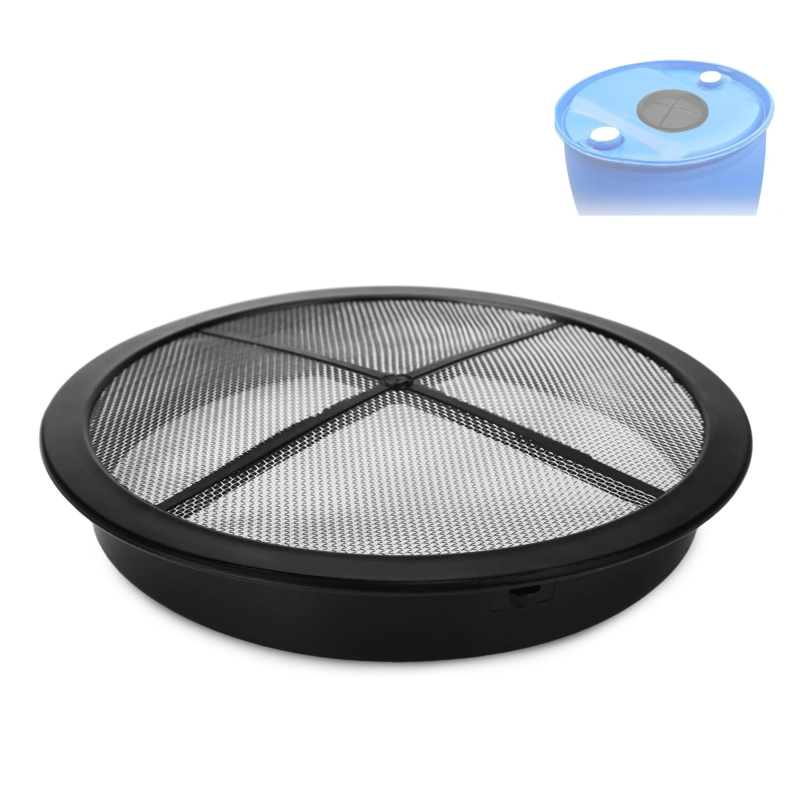 Amazon.com : Rain Barrel Screen Filter Cover Lid for Rainwater ...