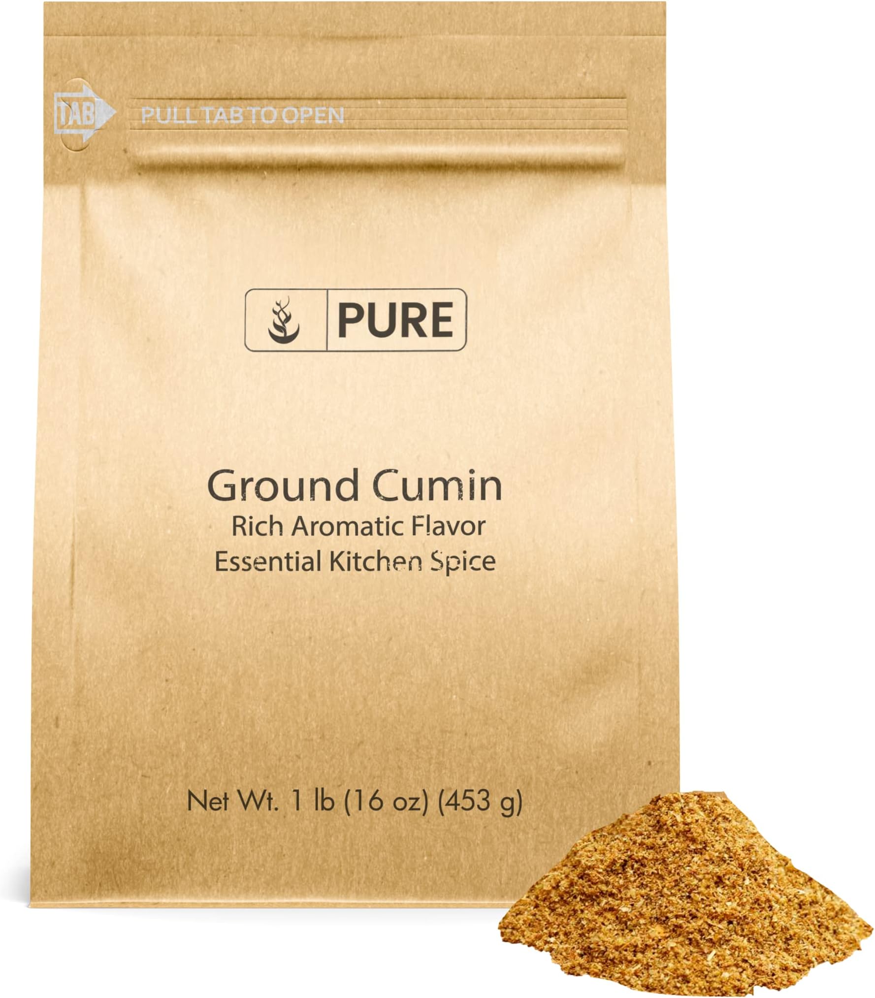 Amazon.com : PURE Ground Cumin (1 lb) Pure & Natural Premium Cumin from ...