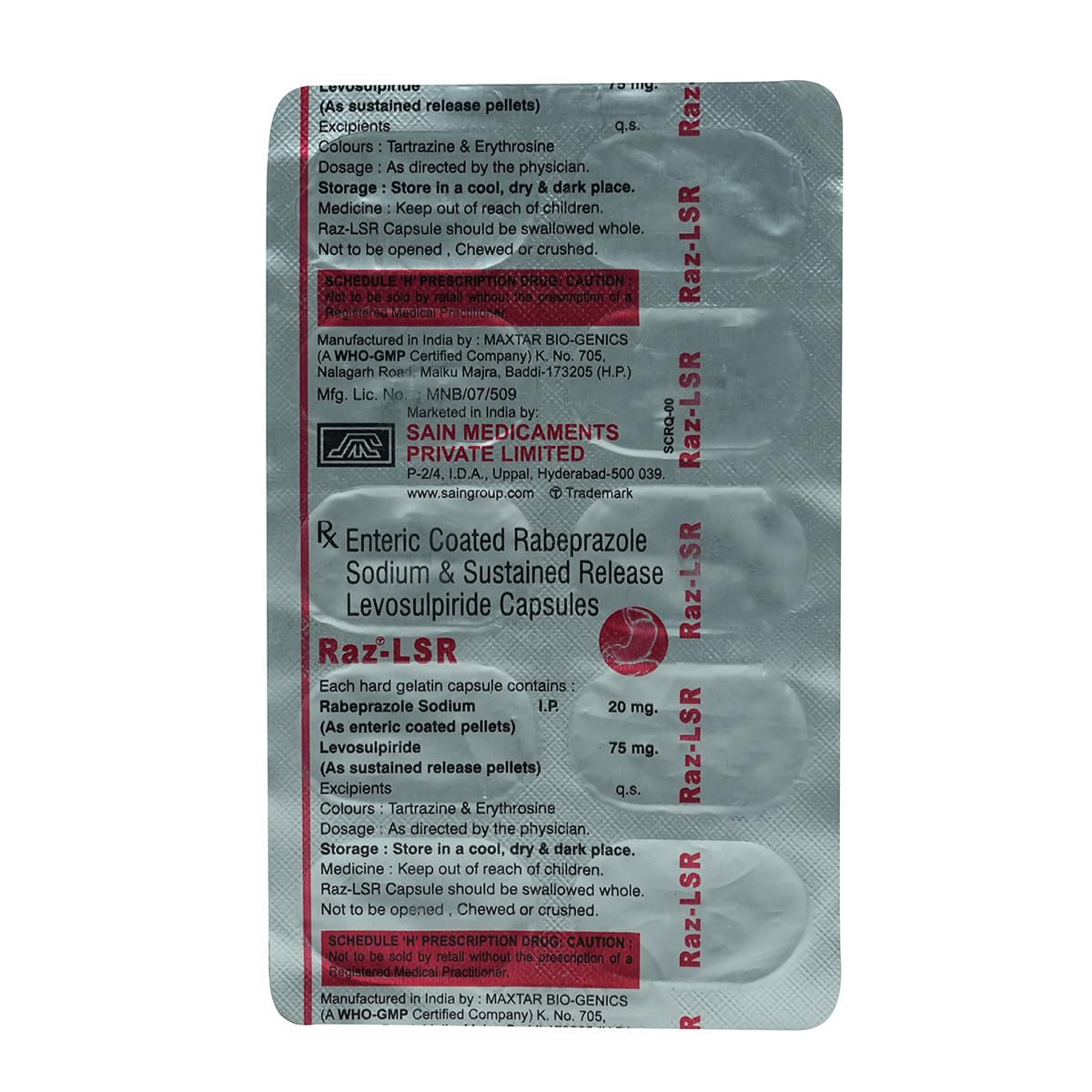 RAZ LSR -Strip of 10 Tablets : Amazon.in: Health & Personal Care