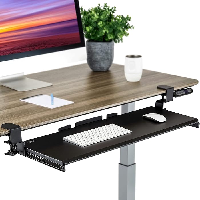 Buy Seville Classics Airlift Ergonomic Desk Keyboard And Mouse Tray ...