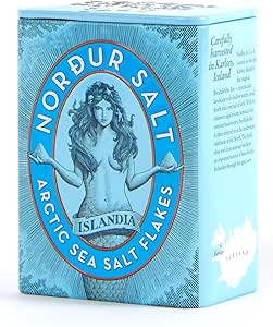 Nordur Salt Arctic Sea Salt Flakes Tin Plain 4.4 OZ : Amazon.co.uk: Grocery