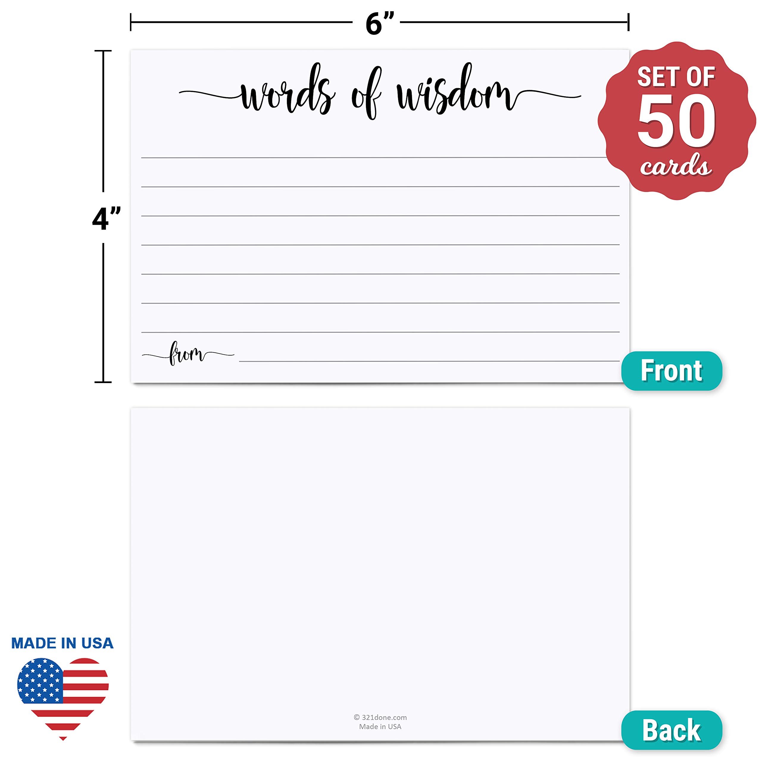 Free Printable Words Of Wisdom Cards For Baby Shower, 40% OFF