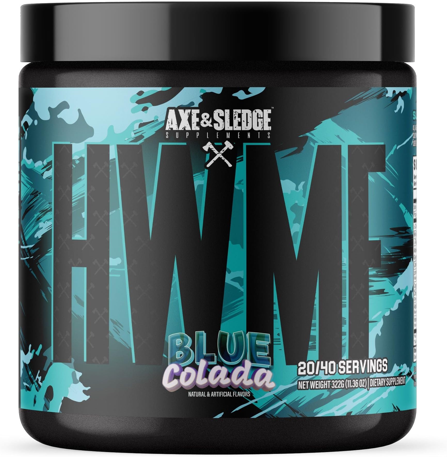 Amazon.com: Axe & Sledge HWMF Pre-Workout Powder - 20/40 Servings ...