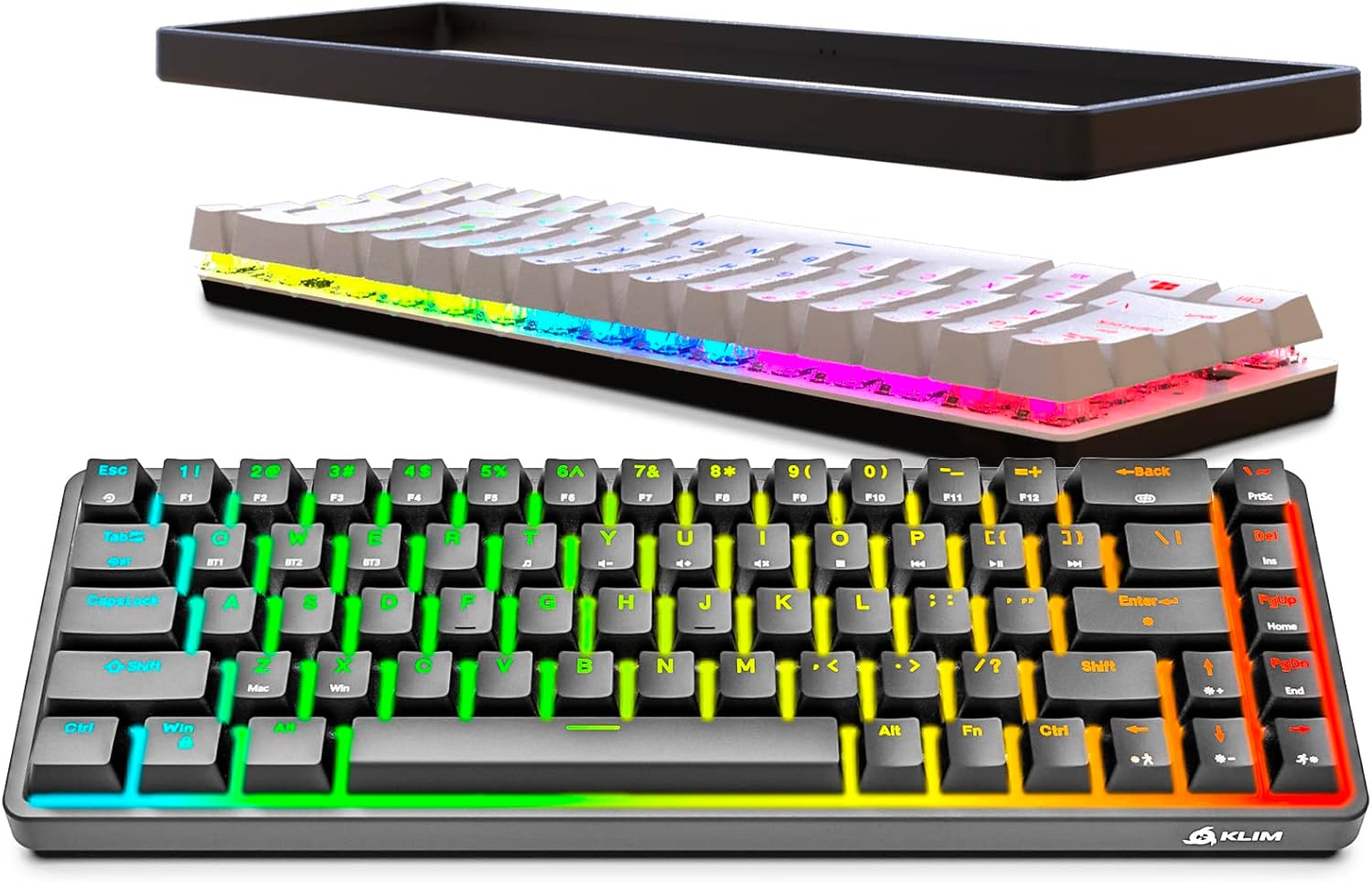 Amazon.com: KLIM Shift Wireless Mechanical Keyboard 60% + New 2022 ...