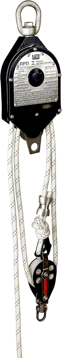 3M DBI-SALA Rollgliss RPD Rescue Positioning Device, 3:1 Ratio 3600400 ...