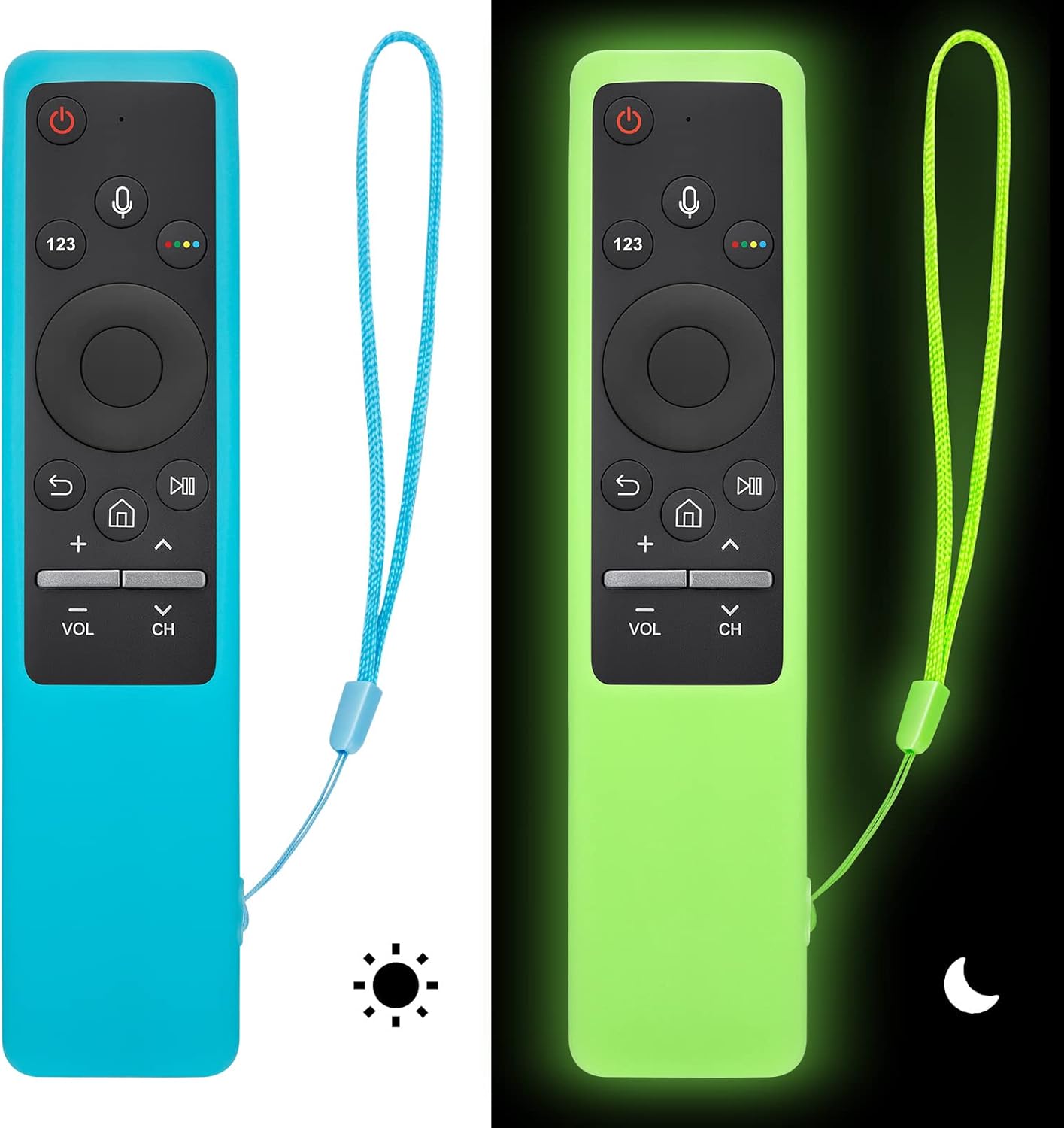 Amazon.com : 【2 Pack】 Silicone Protective Case for Samsung TV Remote ...