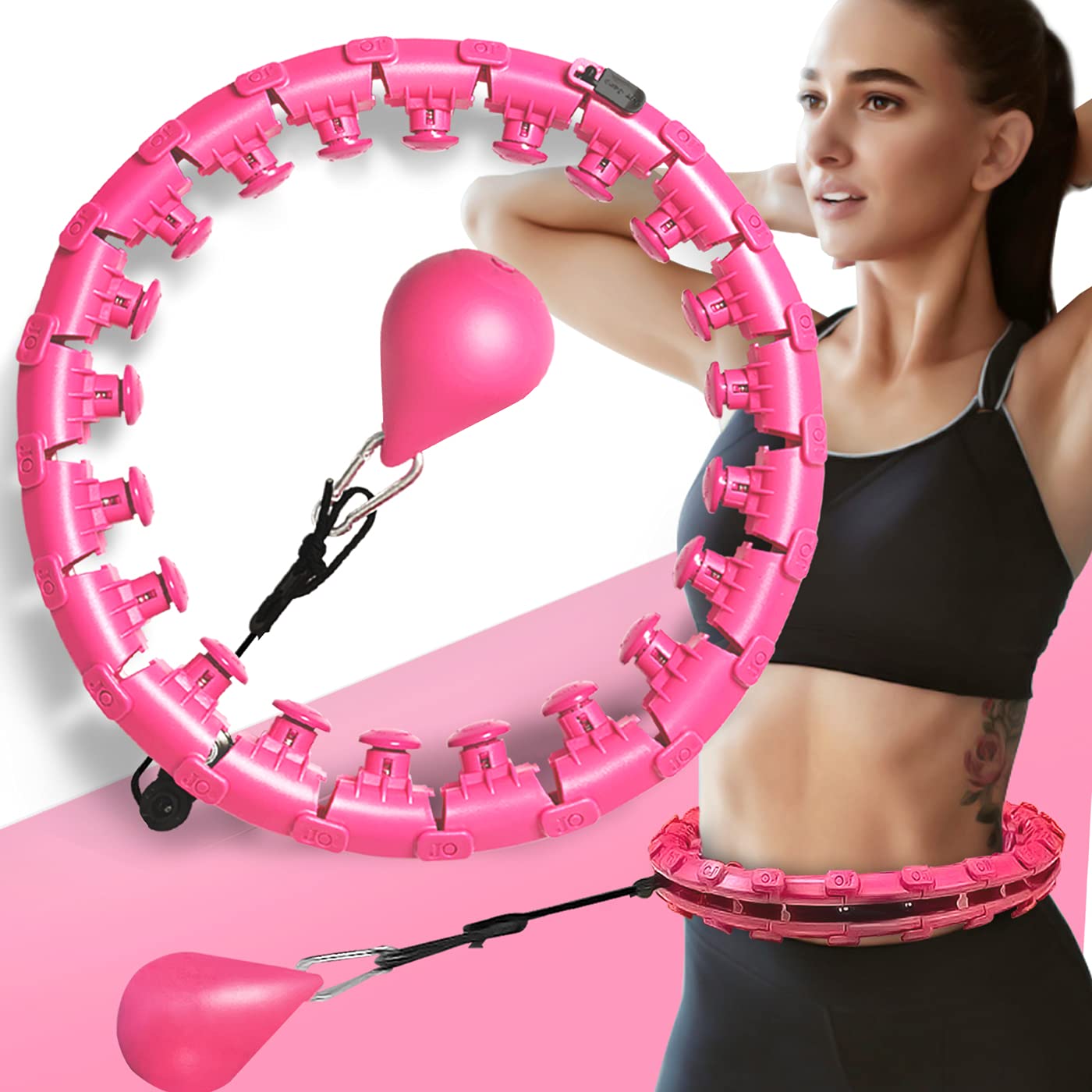 Eskreka Weighted Smart Hoola Hoop For Adult And Kids Abdomen | Desertcart Sri Lanka