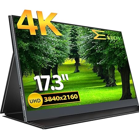 Monitor Portatile 4K, 15,6 Pollici, Schermo Portatile, 3840x2160 UHD ...