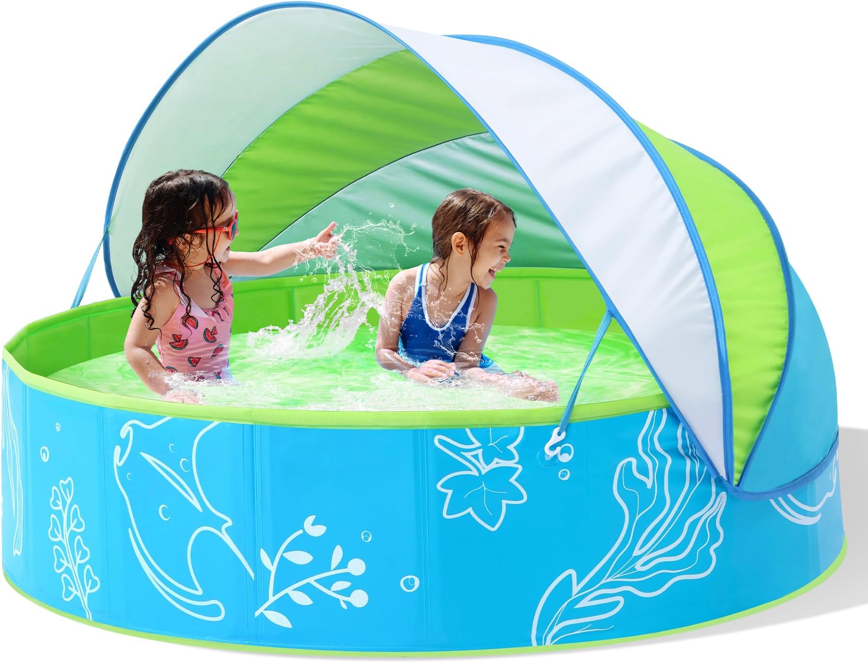 Amazon.com: INTEX 28209EP 6ft x 15in Canopy Metal Frame Above Ground ...