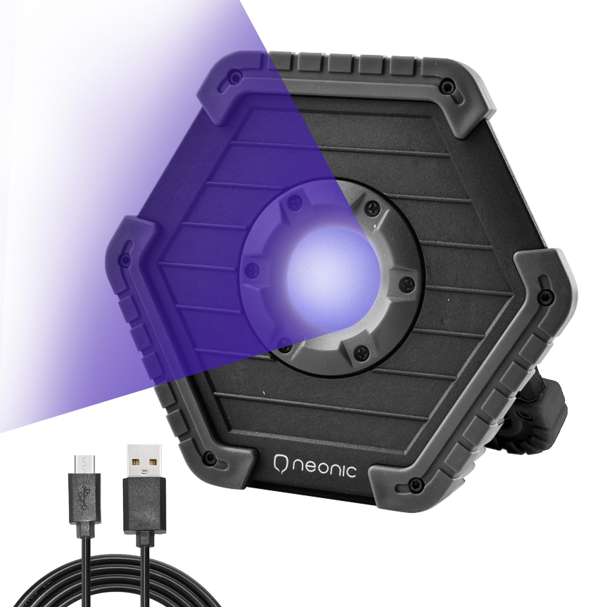 Black Light With Portable Batteries Modern Plastic GLOBEAM 360 Black