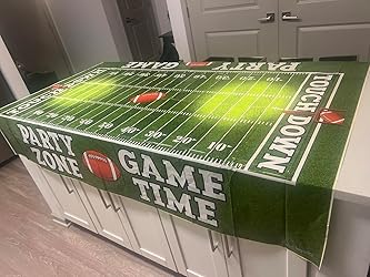 Amazon.com: AnapoliZ Football Tablecloth Plastic | 3 Pcs Party Pack (54 ...