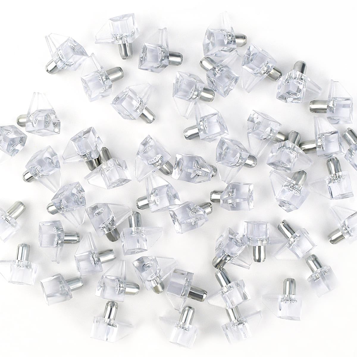 Amazon.com: 50 Pcs Shelf Support Peg Clear Holder Pegs Support Cabinet ...