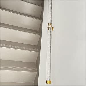 Clear Acrylic Handrail for Stairs Complete Kit - Heavy Duty Non-Slip ...