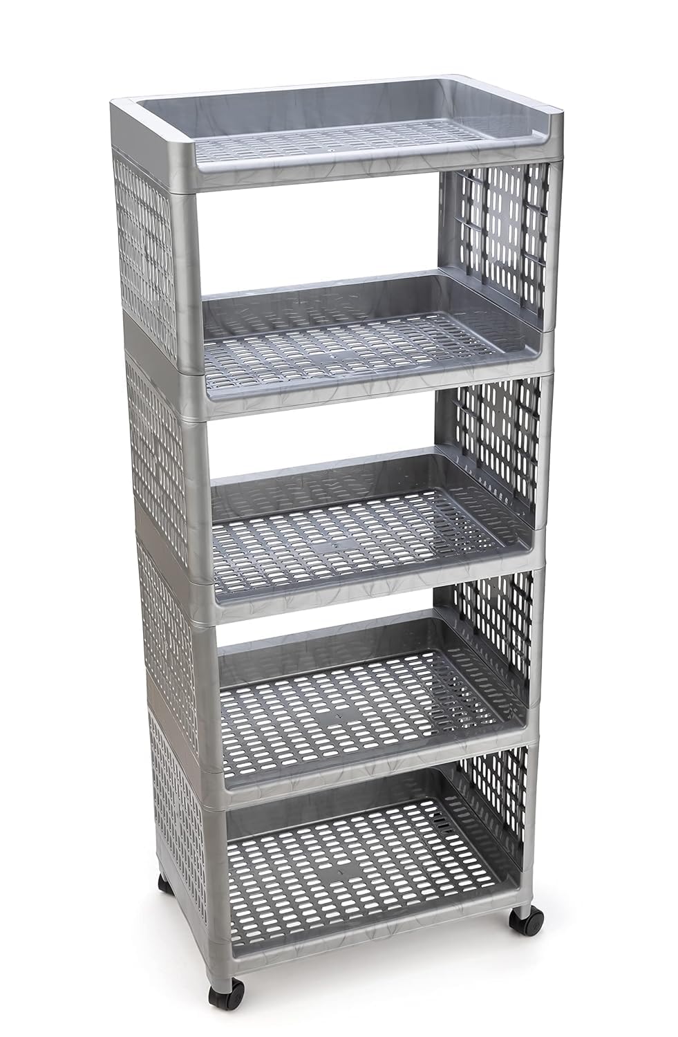 NYTK RETAIL Plastic 5 Tier Multi-Purpose Storage Organizer Kitchen and ...
