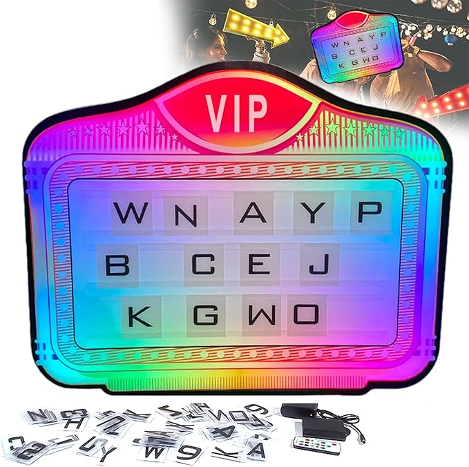 Amazon.com: LED Letter Bottle Presenter, VIP Bottle Service Sign Color ...