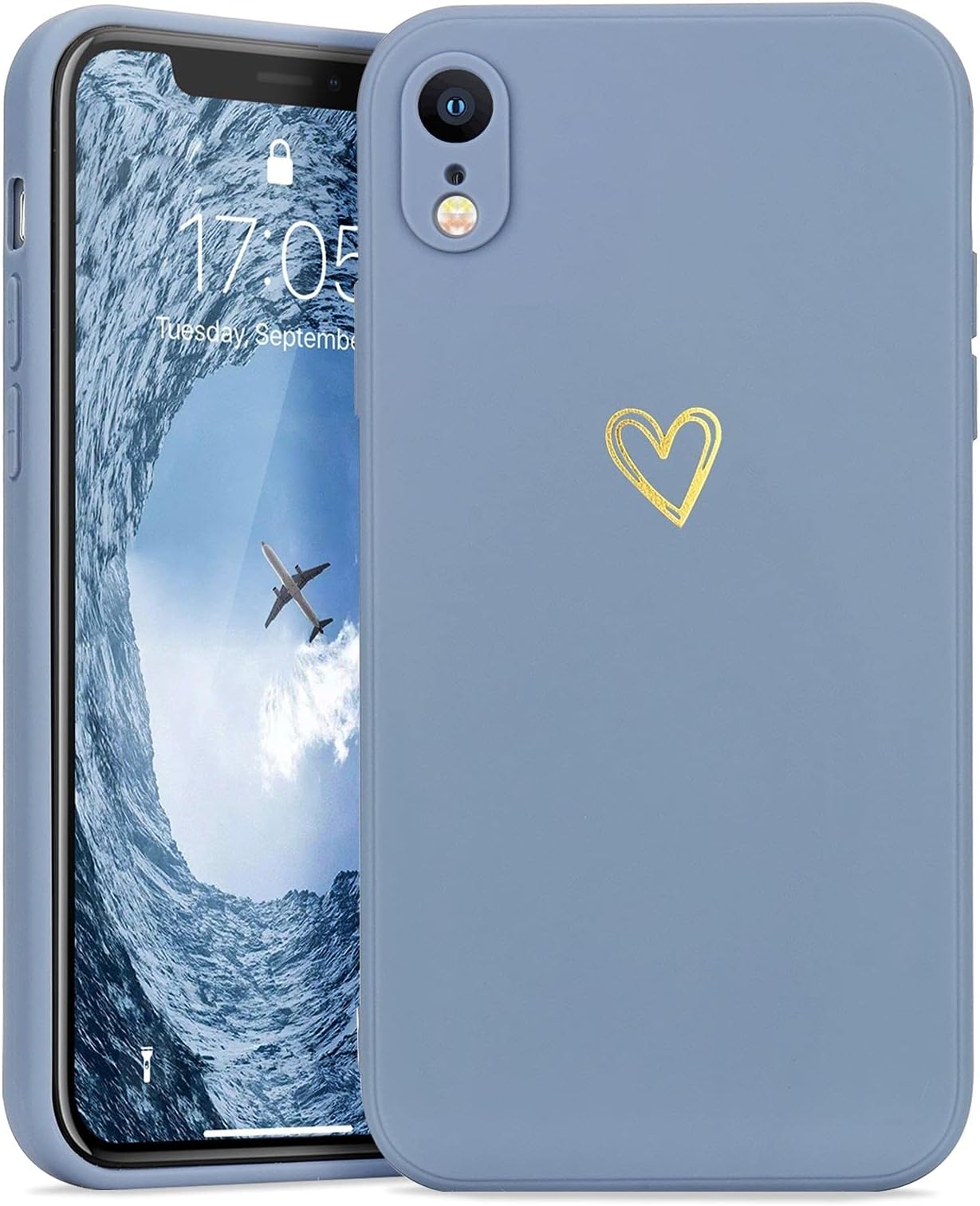 Lafunda Coque Compatible avec iPhone XR, Silicone Coque de Protection ...