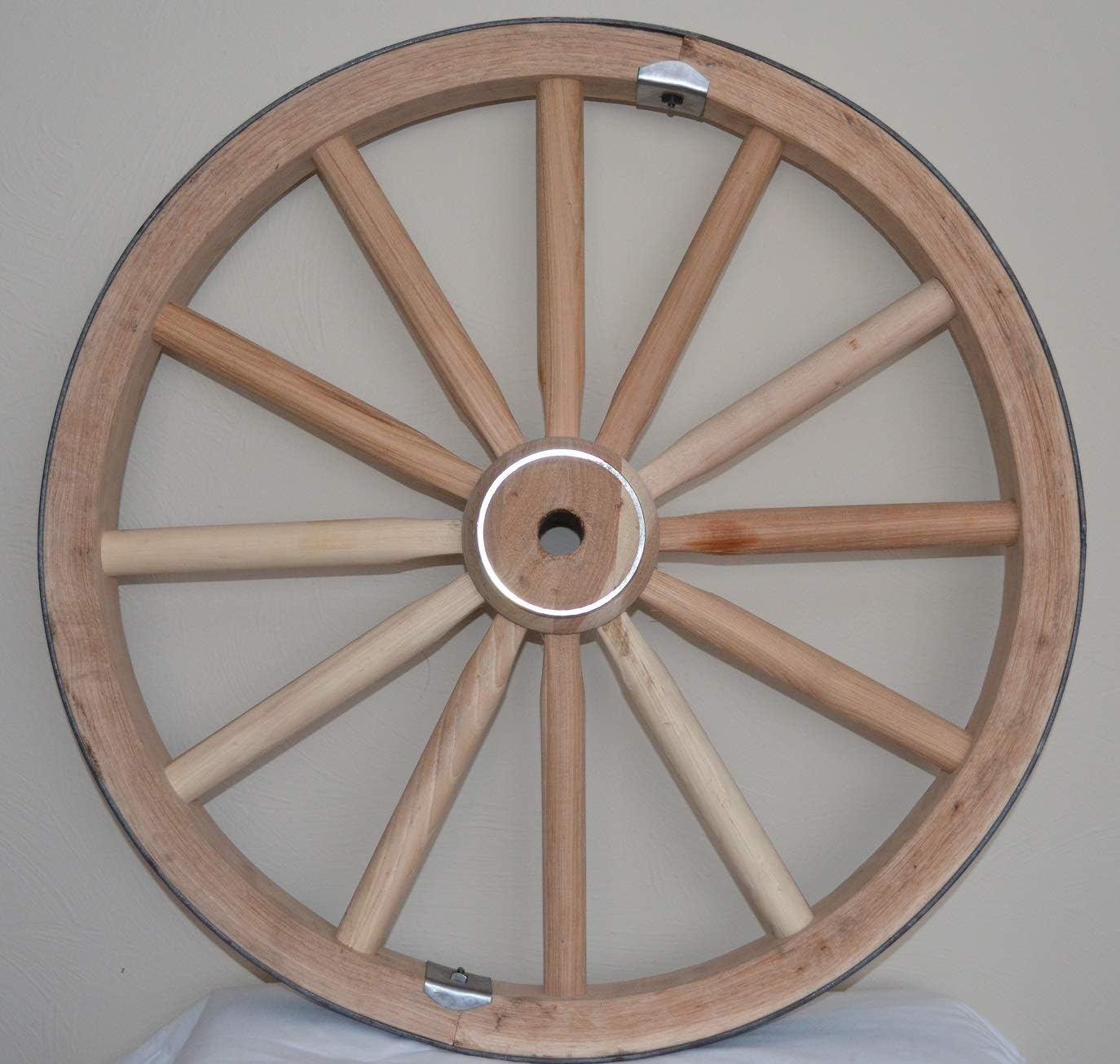 Amazon.com : AMISH WARES Decorative - Wood Wagon Wheel - 48 Inch x 2 ...