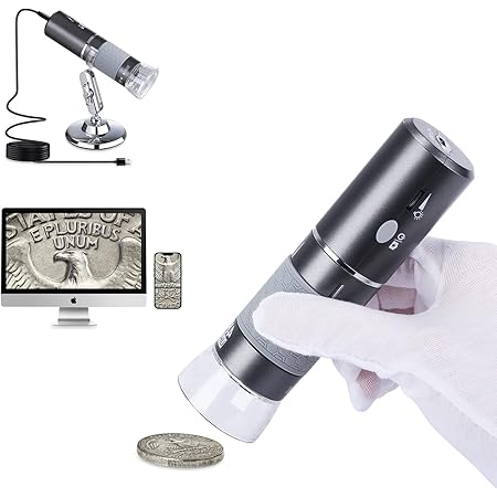 Amazon.com: Wireless Digital Microscope, Skybasic 50X-1000X ...