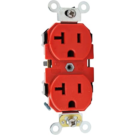 Leviton 5362-IG 20-Amp, 125 Volt, Industrial Series Heavy Duty ...