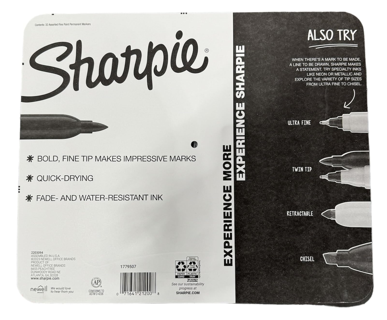 Snapklik.com : SHARPIE Permanent Markers Fine Point 32 Count