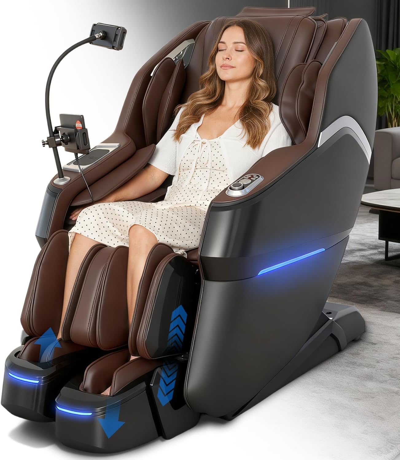 Amazon.com: Notired Space Walk & Ankle Stretch 4D Massage Chair Full ...