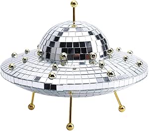 Amazon.com: ZHANYUN UFO Disco Ball Decor Home，UFO Ornament Disco Ball ...