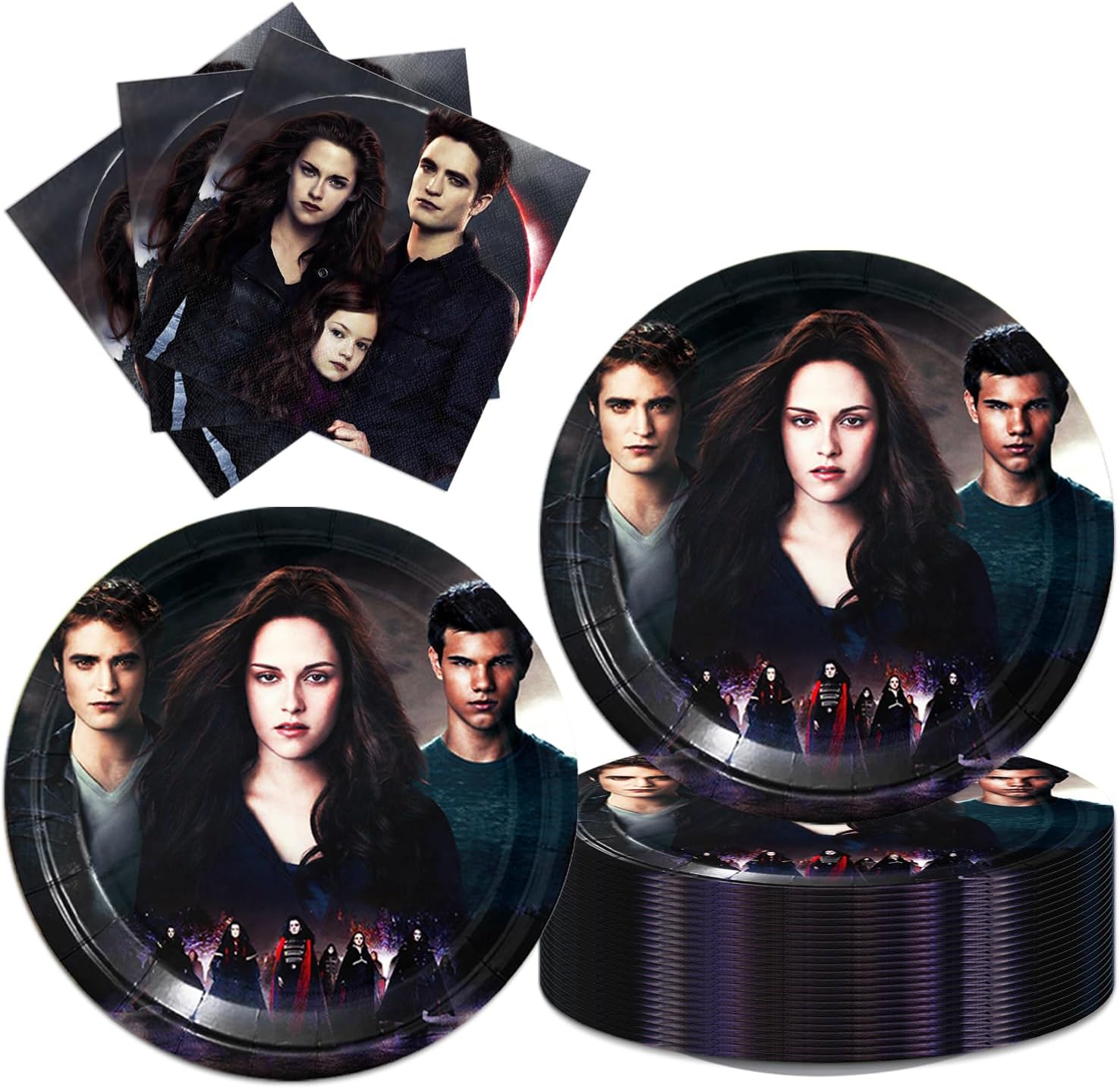 Amazon.com: Eqpx 40Pack Saga of Twilight Party Supplies include 20 ...