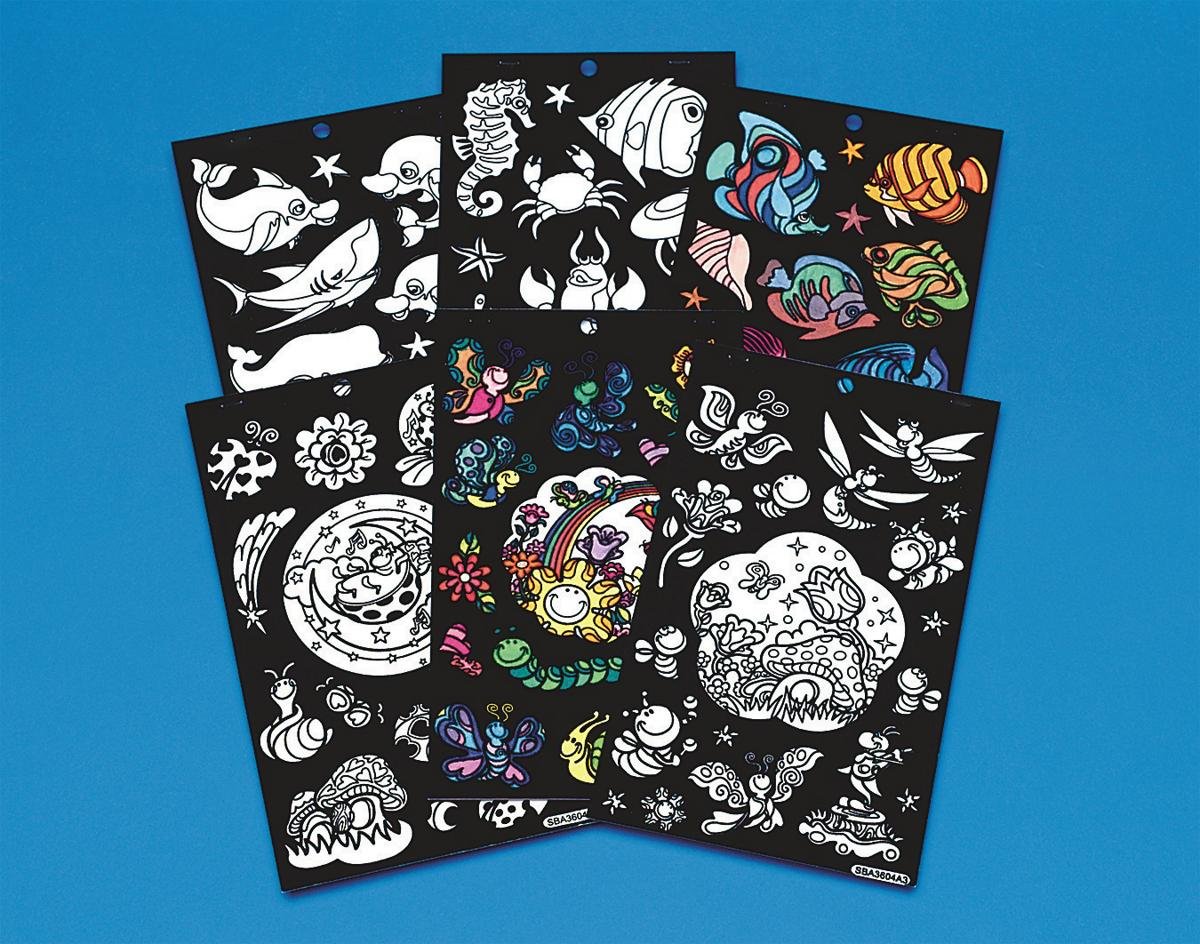 Velvet Stickers (pack of 425) : Amazon.in: Toys & Games