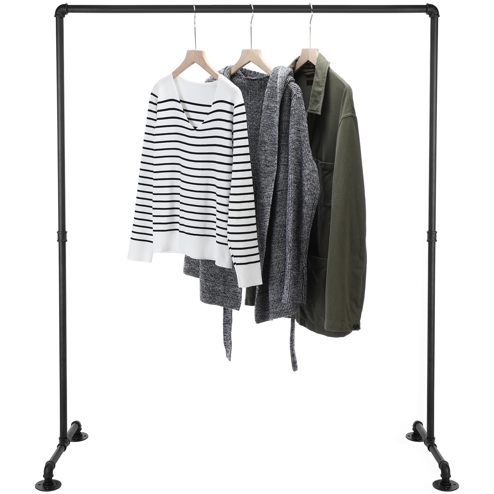 Amazon.com: Beeveer Industrial Pipe Clothing Rack Vintage Black ...