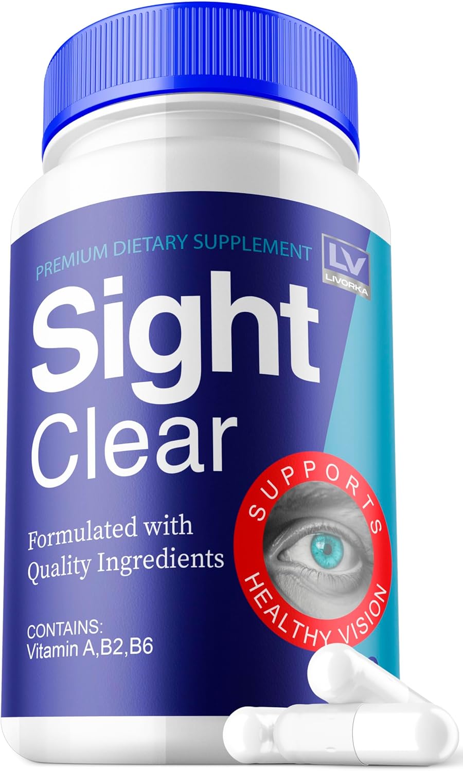 Amazon.com: LIVORKA Sight Clear, Sight Clear Pills for Eyes, Sight Clear 60 Capsules for 30 Days ...
