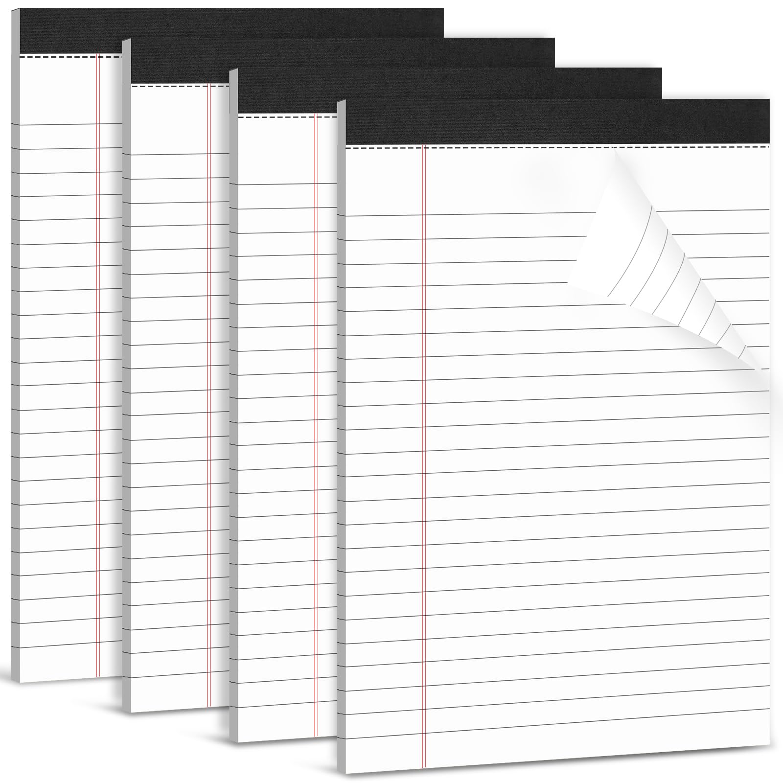 Amazon.com : DANRONG Legal Pads 5 x 8, Note Pads College Ruled, Small ...