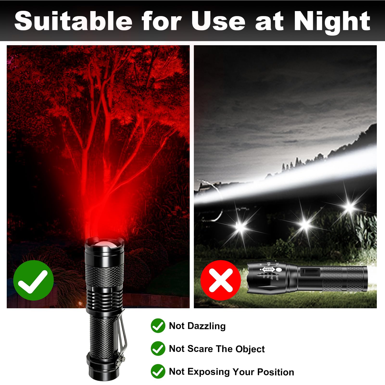Why Use A Red Torch At Night
