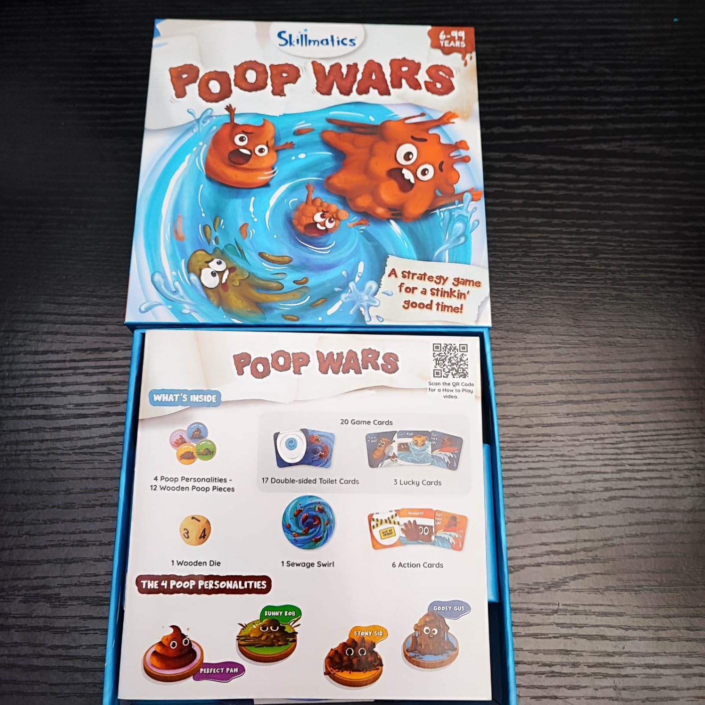 Skillmatics Card Game - Poop Wars, Fun & Fast-paced Game of Strategy ...