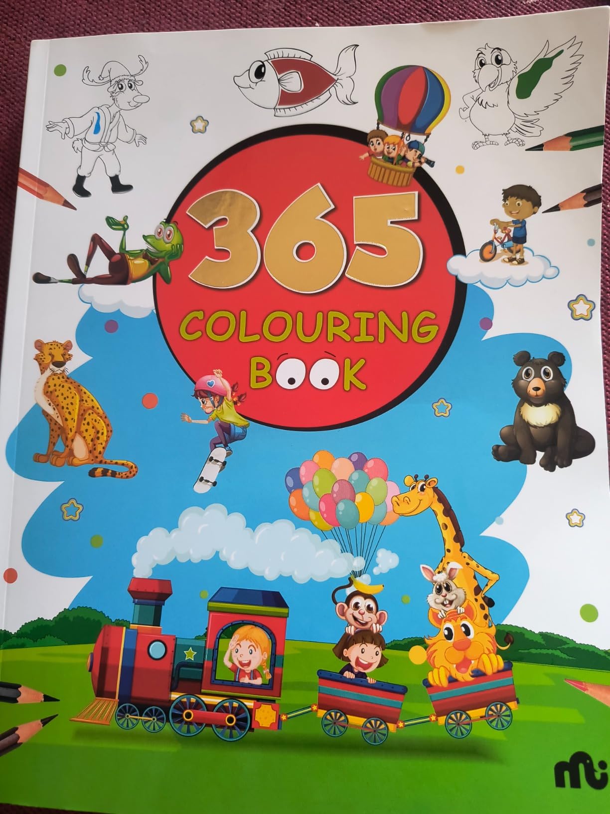 Buy 365 Colouring Book for Kids - Painting and Drawing Book with 368 ...