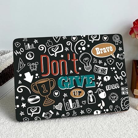 Techfit Printed Full Panel Laptop Skin/Sticker/Stretchable Vinyl/Cover ...
