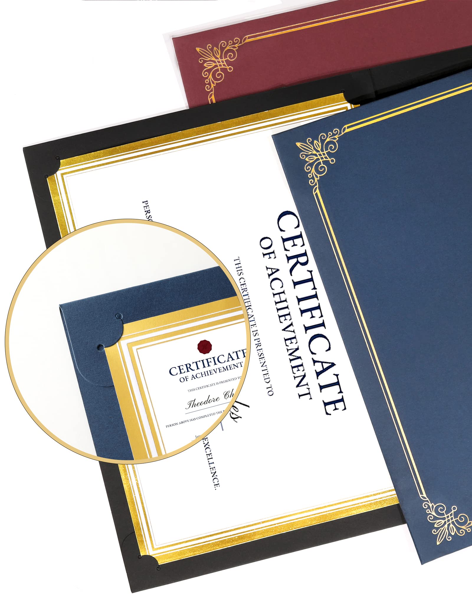 Snapklik.com : GNL Certificate Holders - 25 Packs Blue Diploma Holders ...