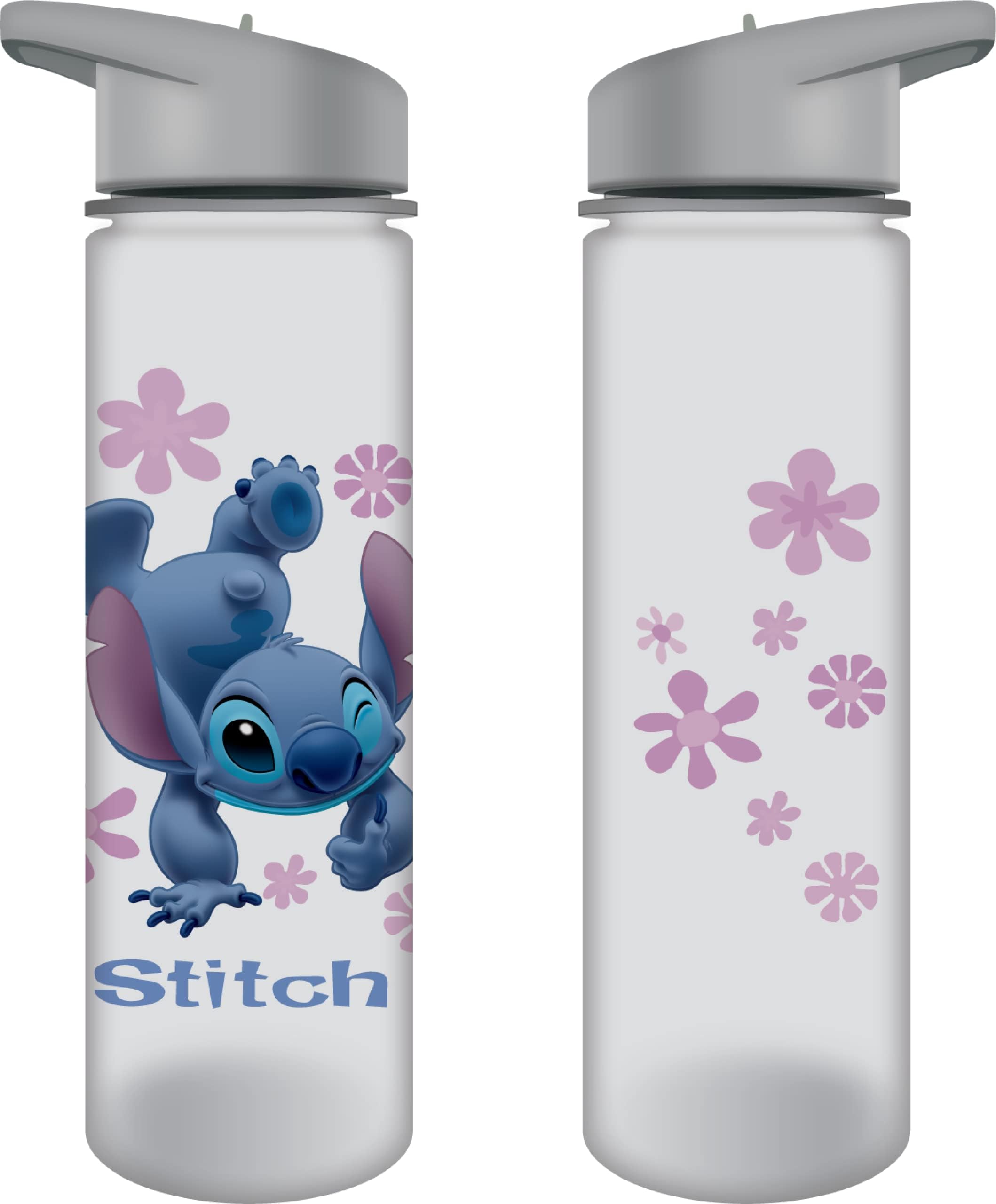 Amazon.com: Disney Animated Movie Stitch 24 Oz. Plastic Water Bottle ...