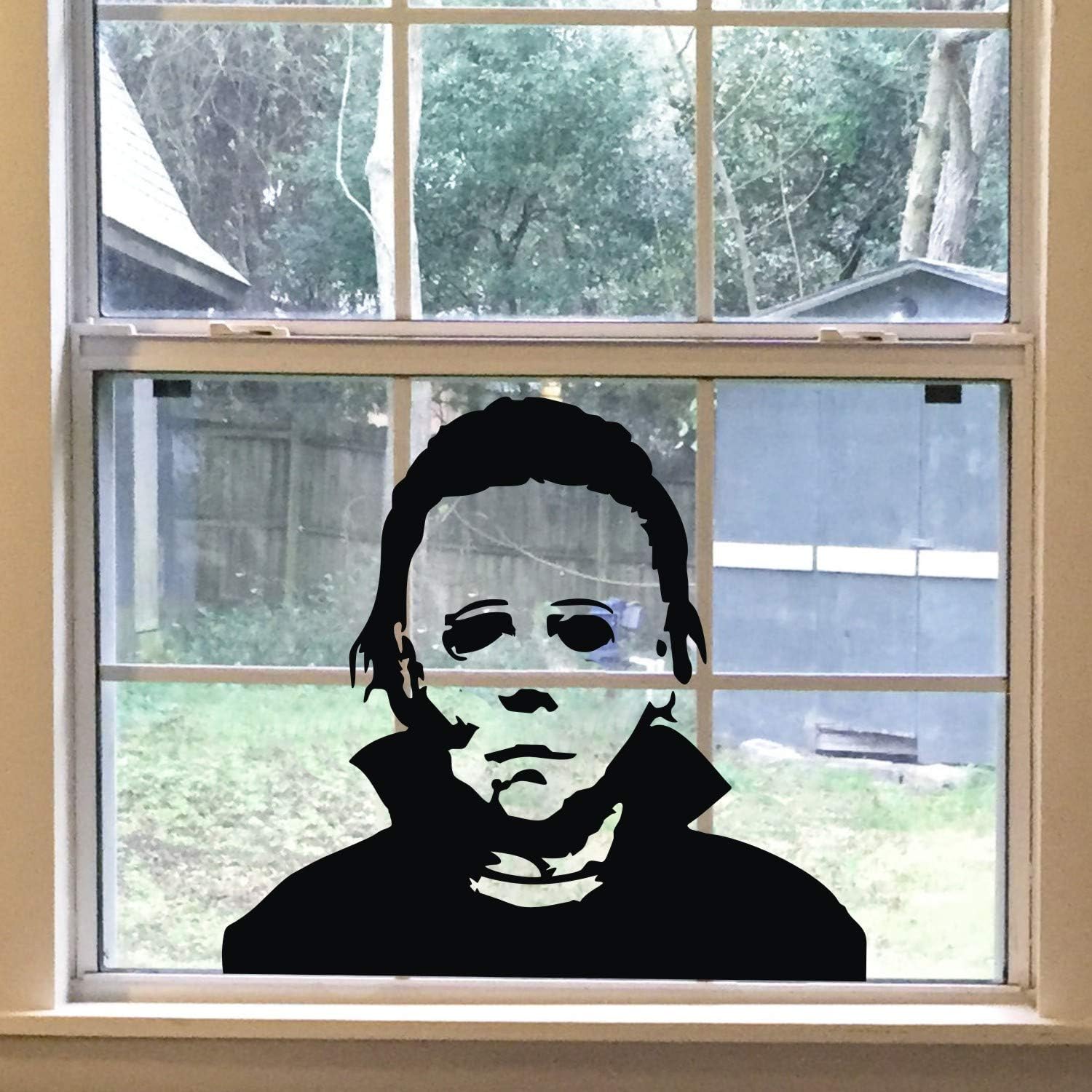 Amazon.com: FlyWallD Halloween Holiday Decals Michael Myers Horror ...